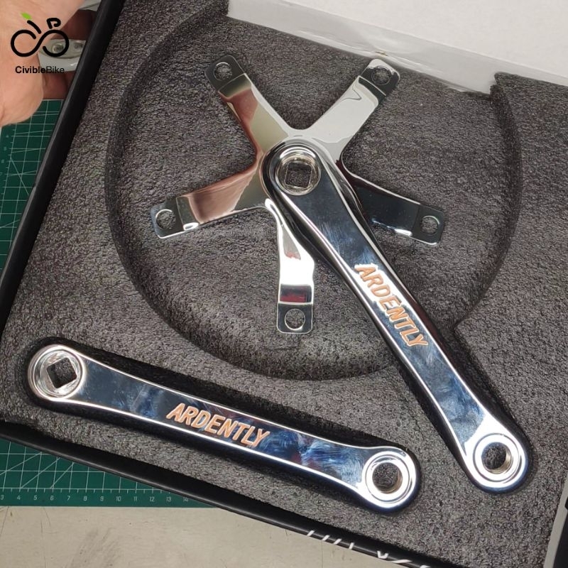 Jual Crankarm Crank Ardently Superlight Square Tapper BB Kotak Fixie ...