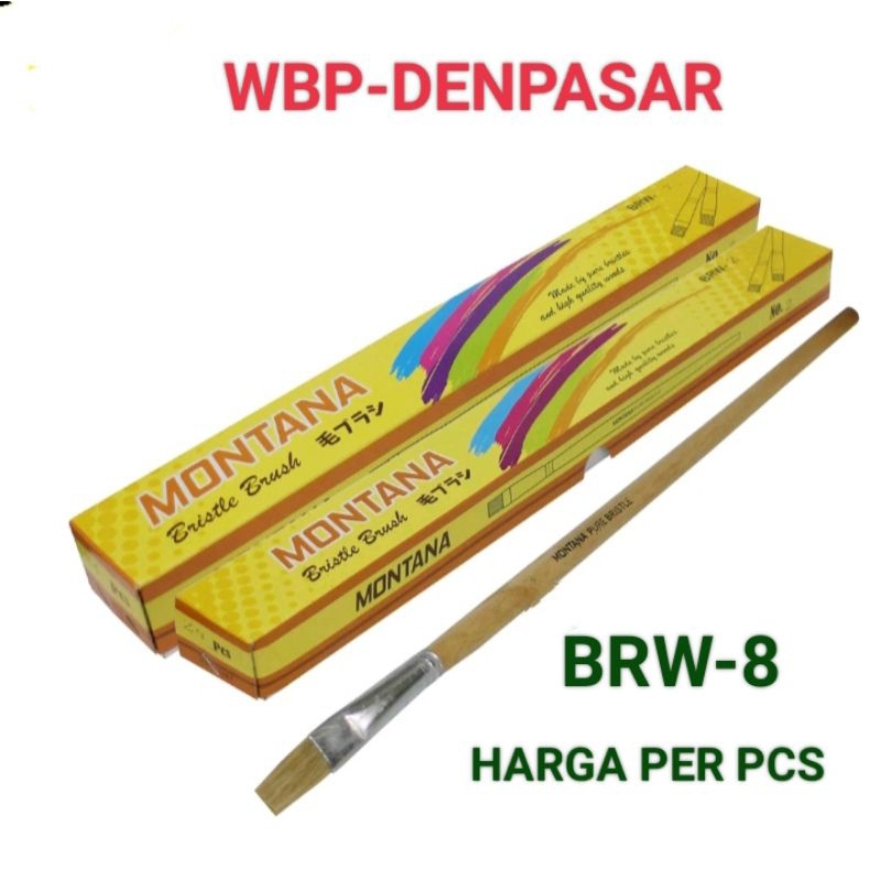 Jual (1.Pcs).KUAS LUKIS MONTANA | Kuas Cat Akrilik | Kuas Cat minyak No ...