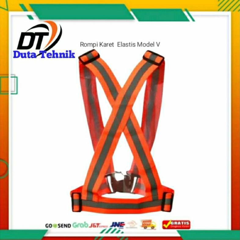 Jual ROMPI SAFETY FIRST KARET ELASTIS MODEL V/ROMPI PROYEK SAFETY ...