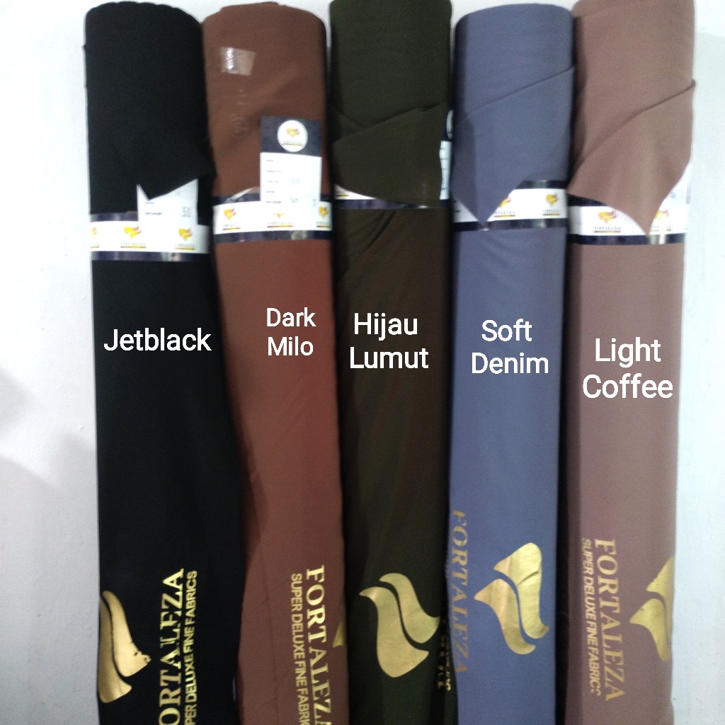 Jual Kain Fortaleza Super Deluxe Jetblack / Kain Arab / Kain Abaya ...