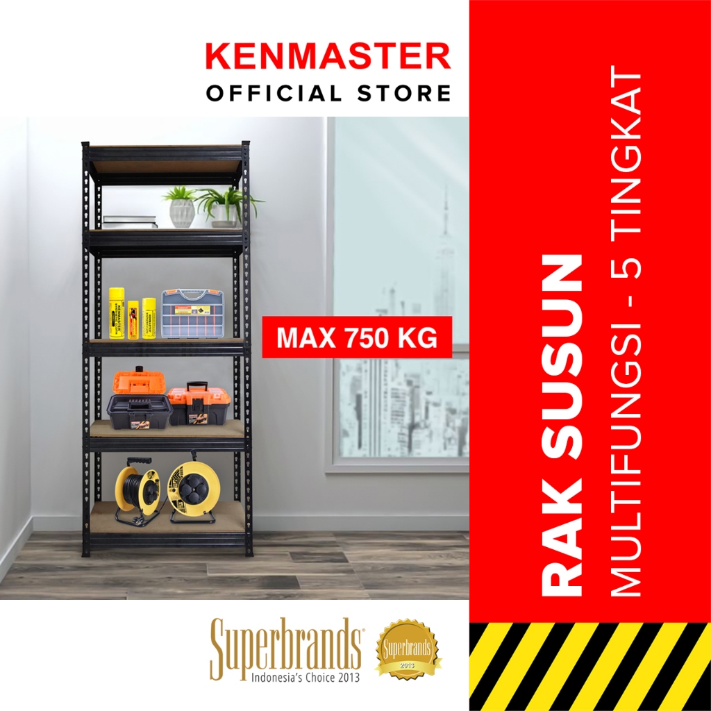 Jual Kenmaster Rak 5 Susun Multipurpose Dark Grey - RAK028 | Shopee ...