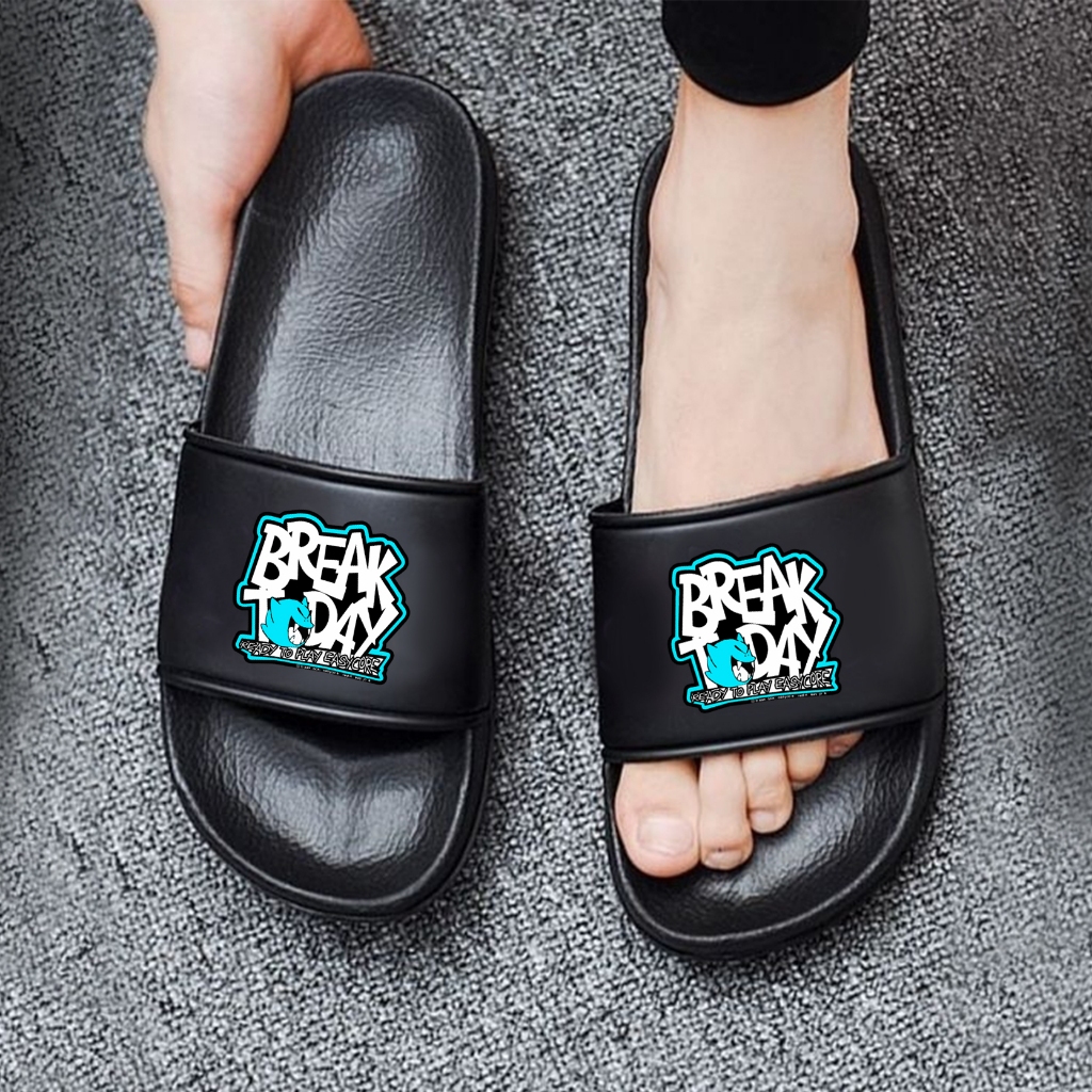 Jual BREAK DAY SANDAL SELOP DISTRO STYLE SENDAL AWET ANTI AIR PROMO ...