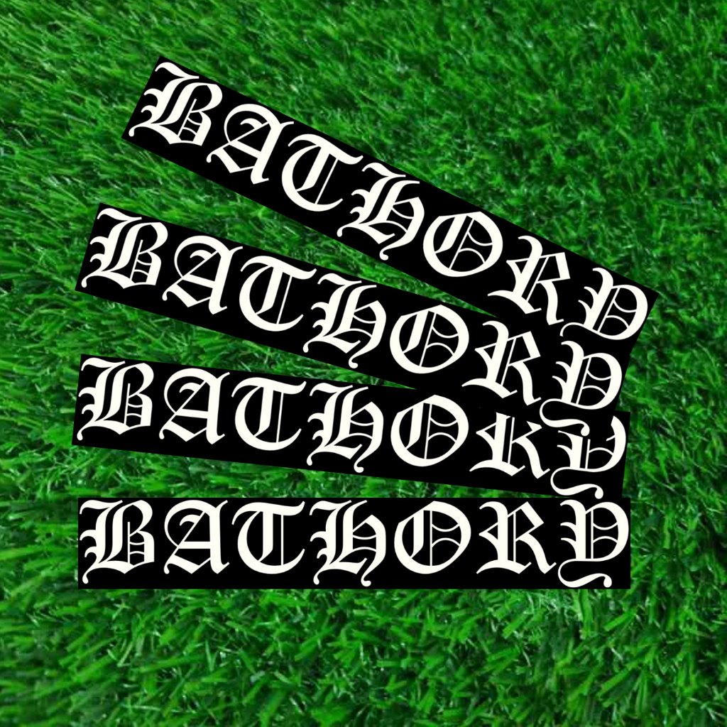 Jual Stiker Bathory Logo - Sticker Band Black Metal - Stiker Cutting ...