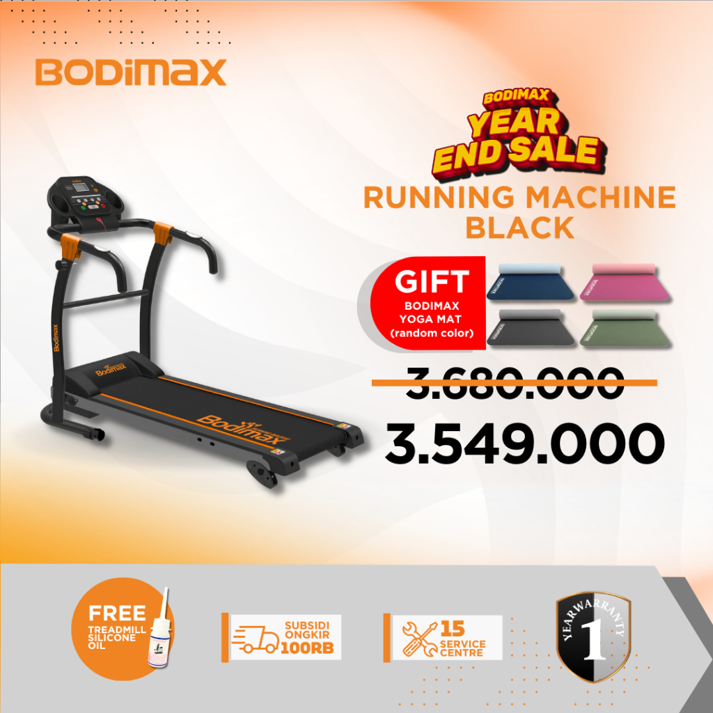 Jual Bodimax New Running Machine / Treadmill / Alat Olahraga / Fitness ...
