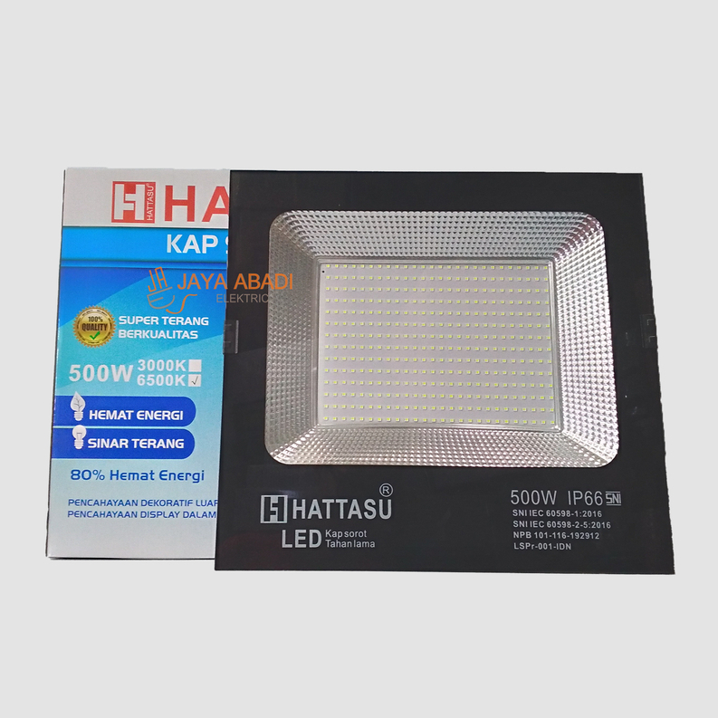 Jual lampu sorot led 500 watt Hattasu lampu tembak led 500 w outdoor putih dan kuning super ...