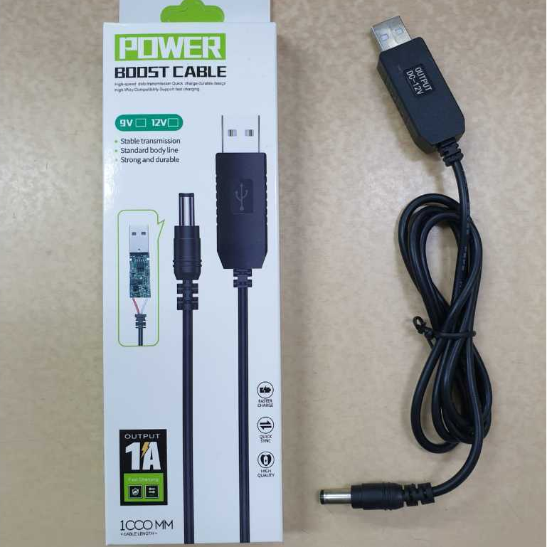 Jual Kabel Step Up USB 5V to 12V DC - USB Adapter 5Volt to 12Volt DC ...