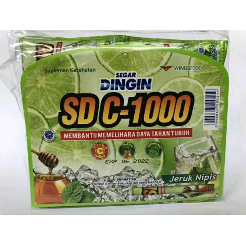 Jual Segar Dingin SD C-1000 1 Renteng isi 12 Sachet | Shopee Indonesia