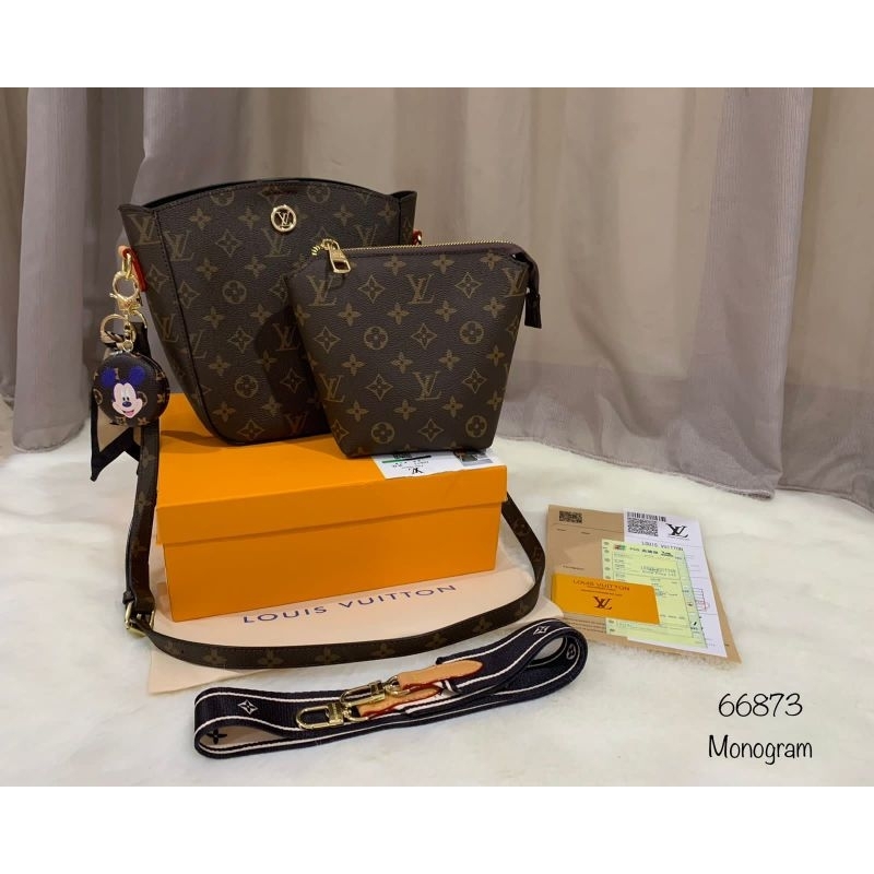 Jual New Louis Vuitton Bag Code 66873 QUALITY SEMI PLATINUM (With box ...