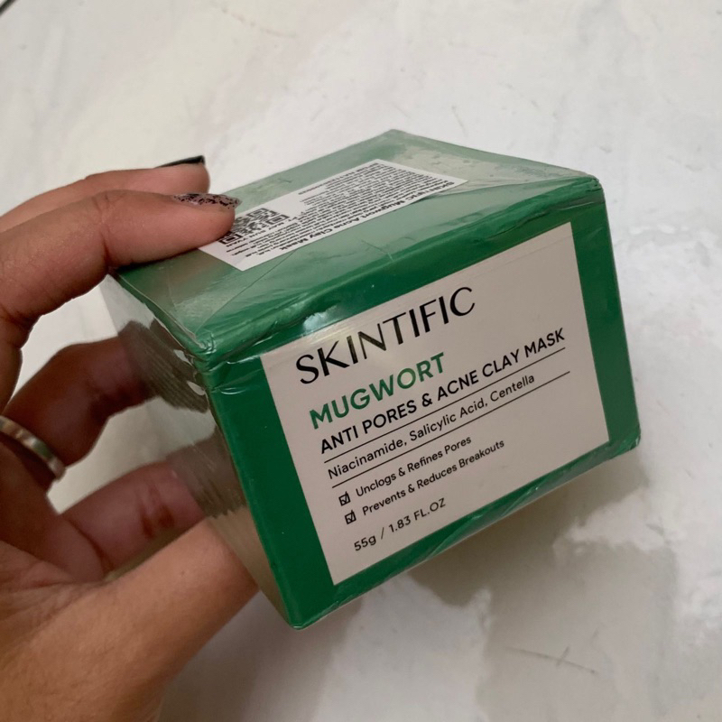 Jual JUAL CEPAT SKINTIFIC MUGWORT MASK ACNE CLAY MASK 55G | Shopee ...