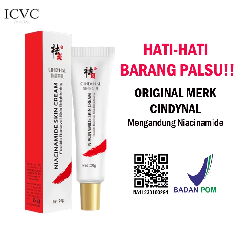 Jual BPOM CINDYNAL Niacinamide Skin Cream Salep Penghilang Flek Hitam/Bintik Bekas Jerawat ...