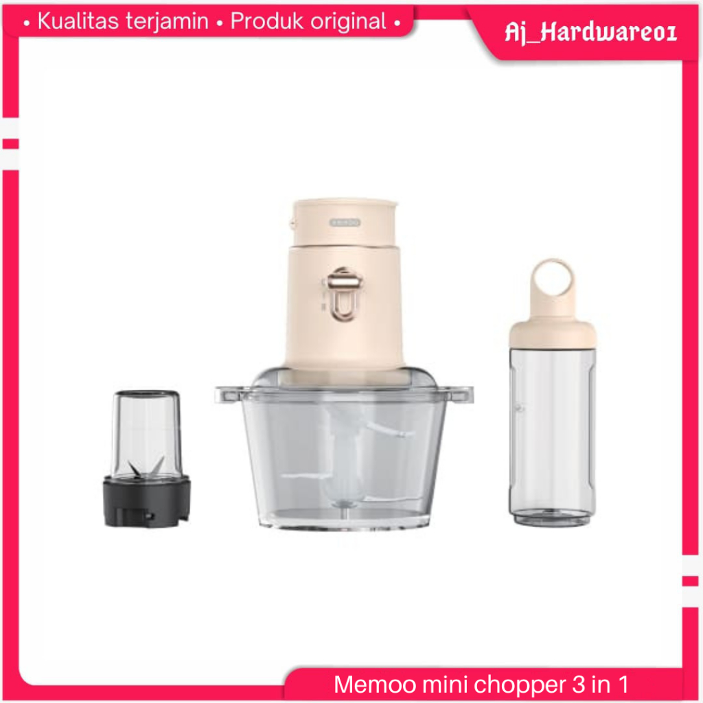 Jual Memoo mini chopper 3 in 1 | Shopee Indonesia