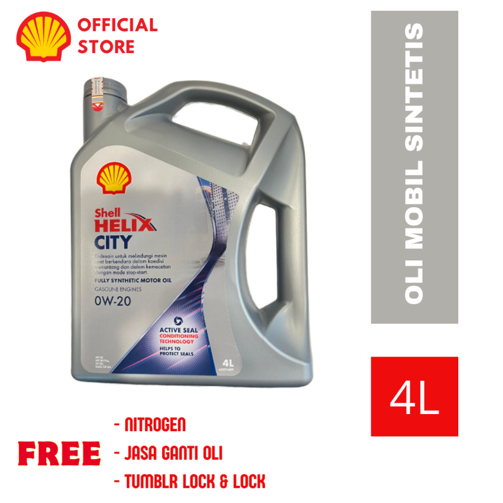 Jual Shell helix city 0W-20 4L | Shopee Indonesia