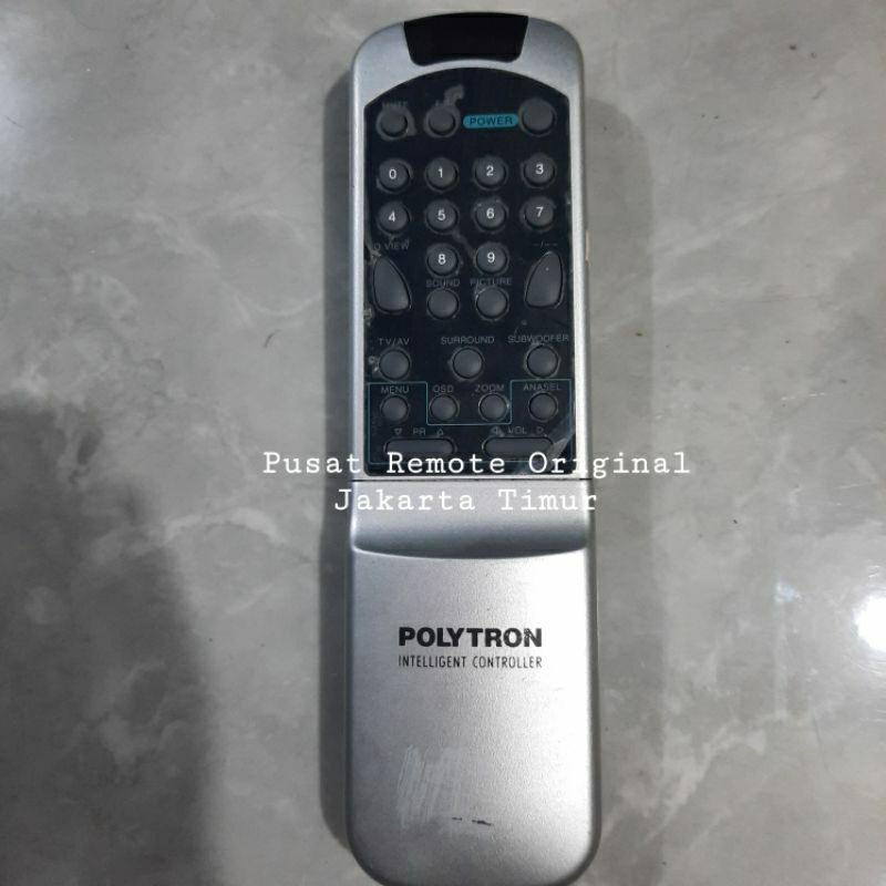 Jual REMOTE REMOT TV TABUNG POLYTRON IC P02M 212 ORIGINAL | Shopee ...