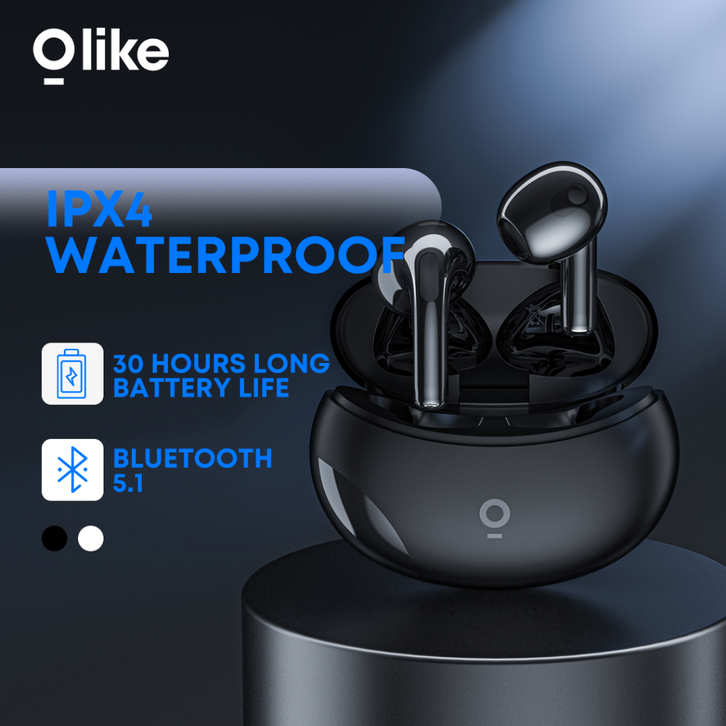 Jual Product image OLIKE TWS EARPHONE HIFI STEREO NOISE TRUE WIRELESS ...