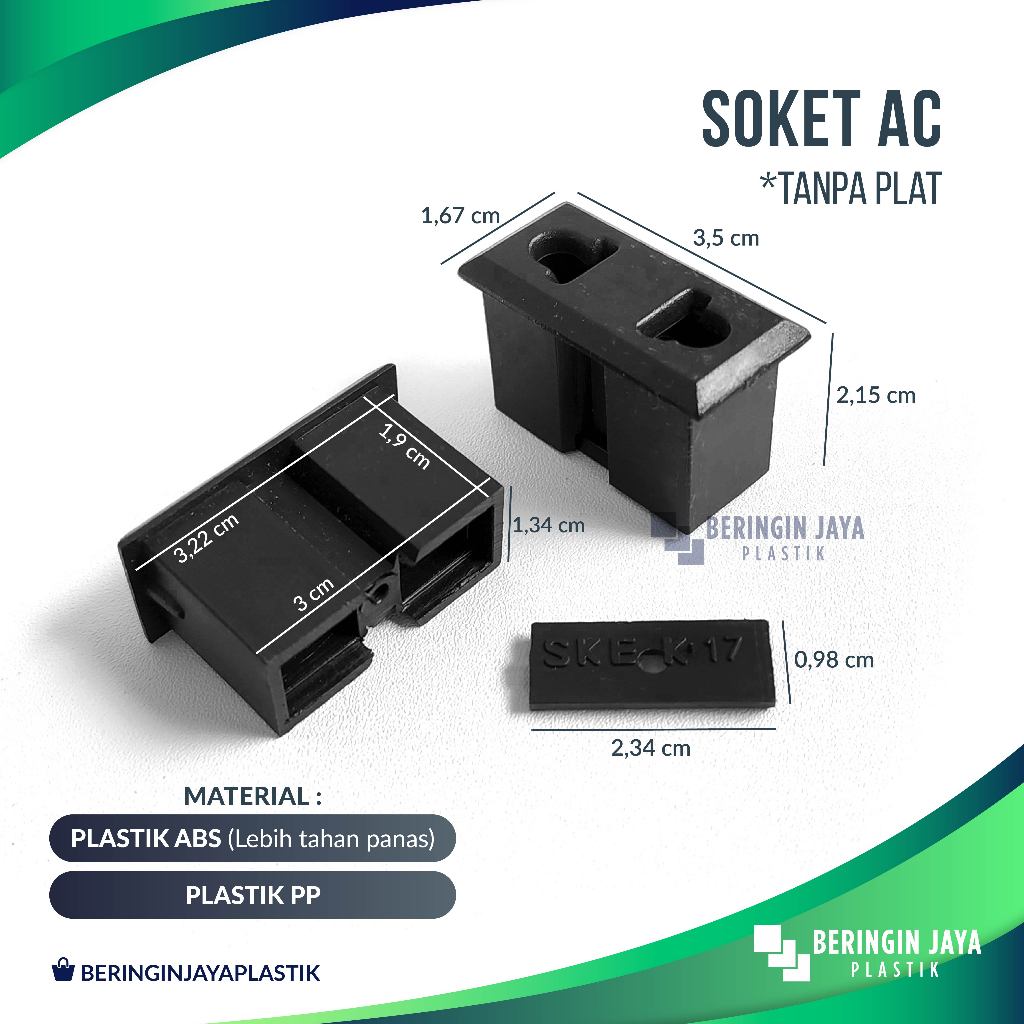 Jual Rumah Socket Female Colokan Listrik AC Outlet Model Tanam Embedded ...