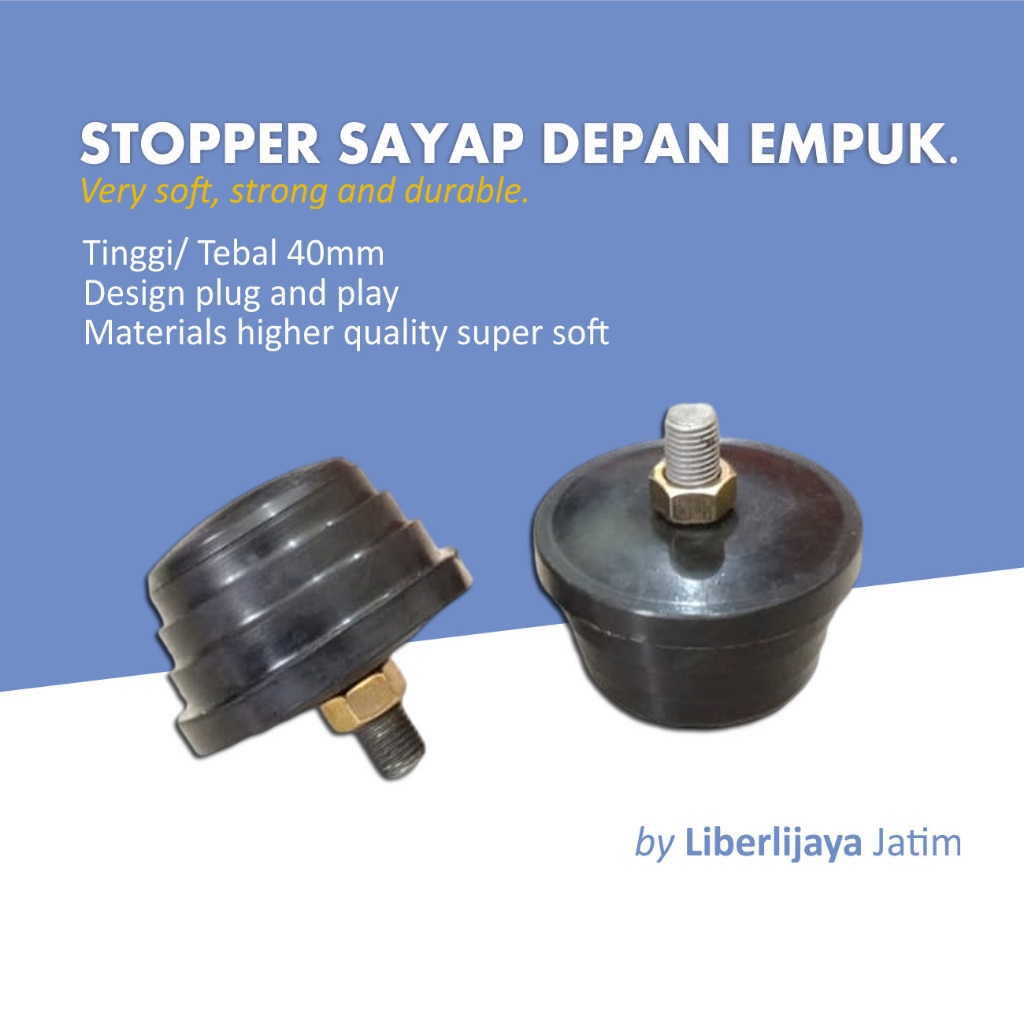 Jual Stopper Sayap Depan Fortuner Innova Hilux Empuk Tinggi 4cm Set ...