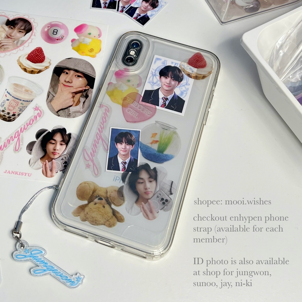 Jual Sticker Enhypen Transparan Deco Handphone | Shopee Indonesia