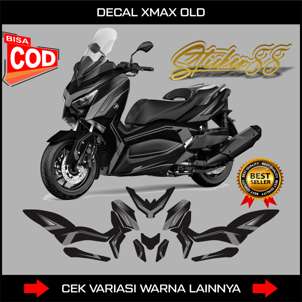 Jual DECAL XMAX FULL BODY / STICKER DECAL FULL BODY YAMAHA XMAX / DEKAL ...