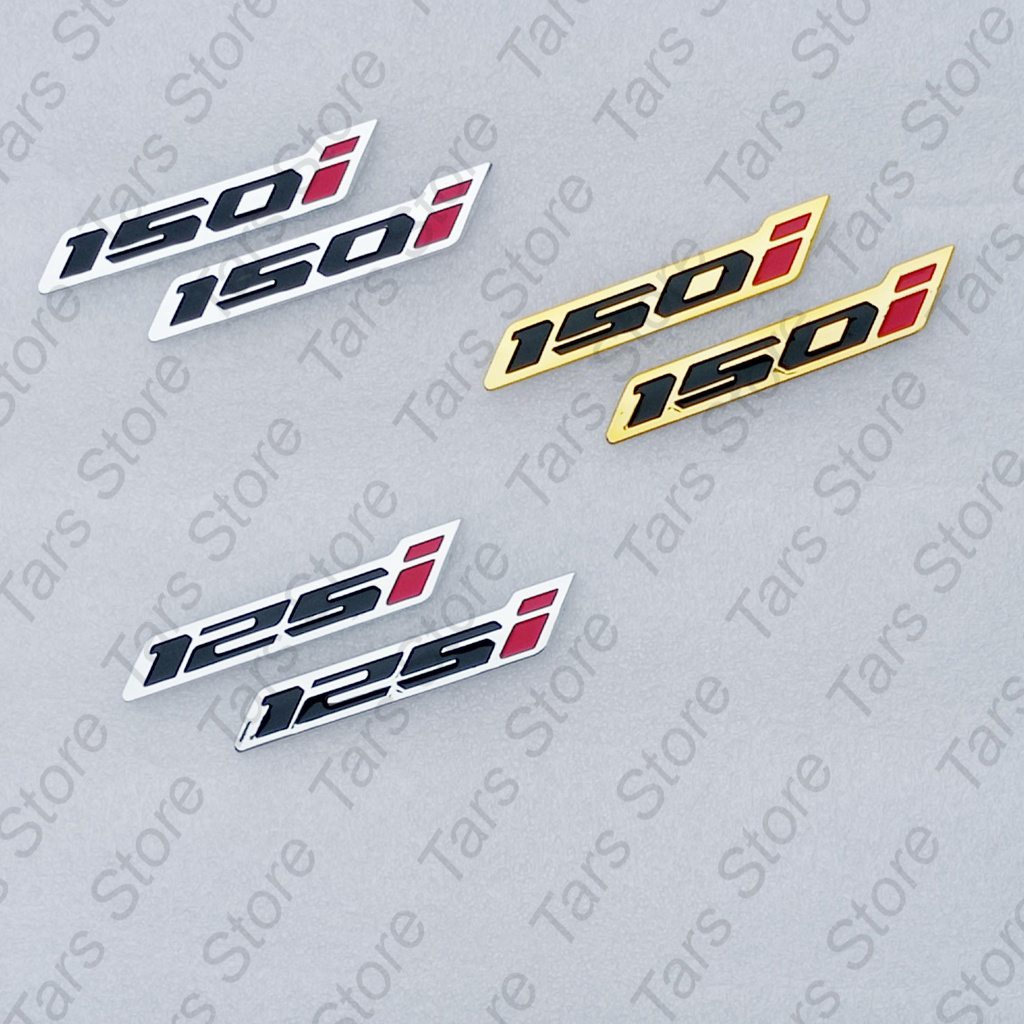 Jual Emblem Logo 125i 150i Hard Plastic SEPASANG (KANAN DAN KIRI ...
