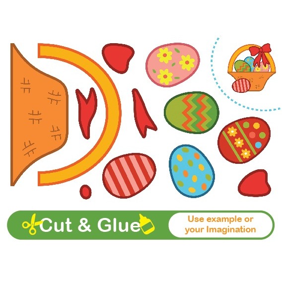 Jual Gunting dan Tempel Lembar Aktivitas Anak Cut And Glue - Worksheet ...