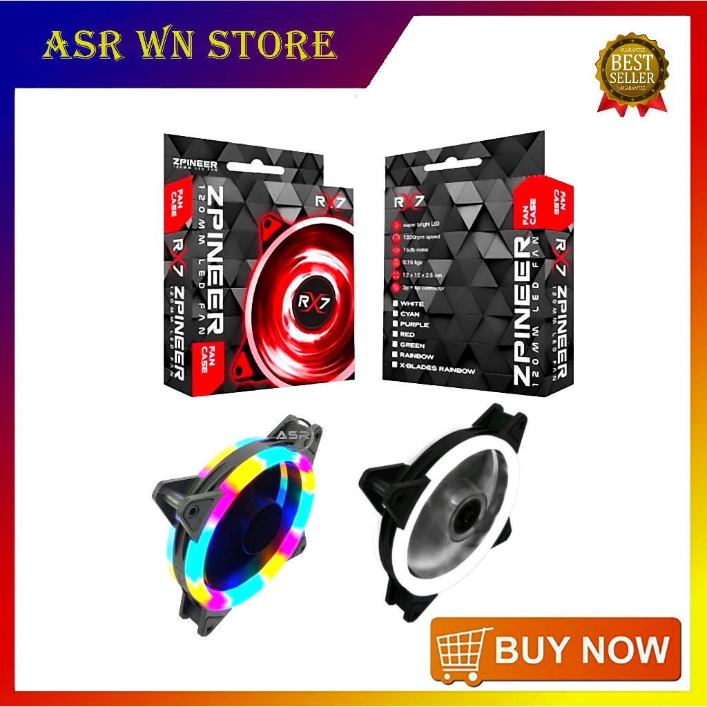 Jual FAN RGB RX7 12CM / FAN CHASING RGB / FAN CASING 12CM | Shopee ...