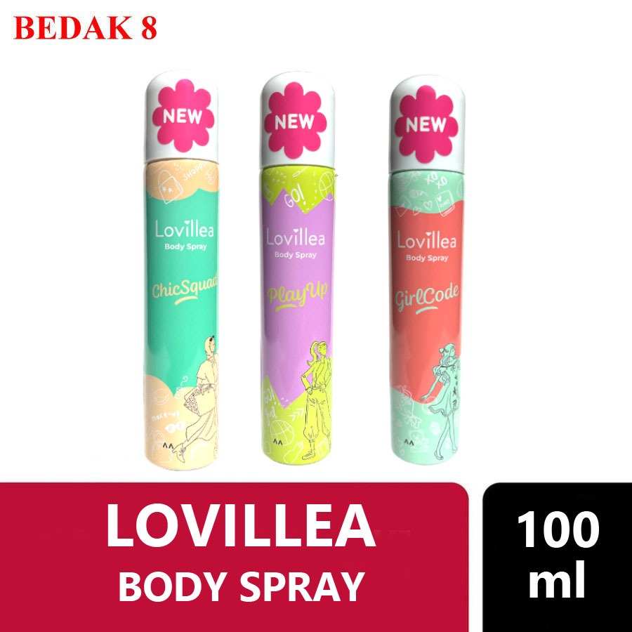 Jual LOVILLEA Body Spray 100mL | Shopee Indonesia