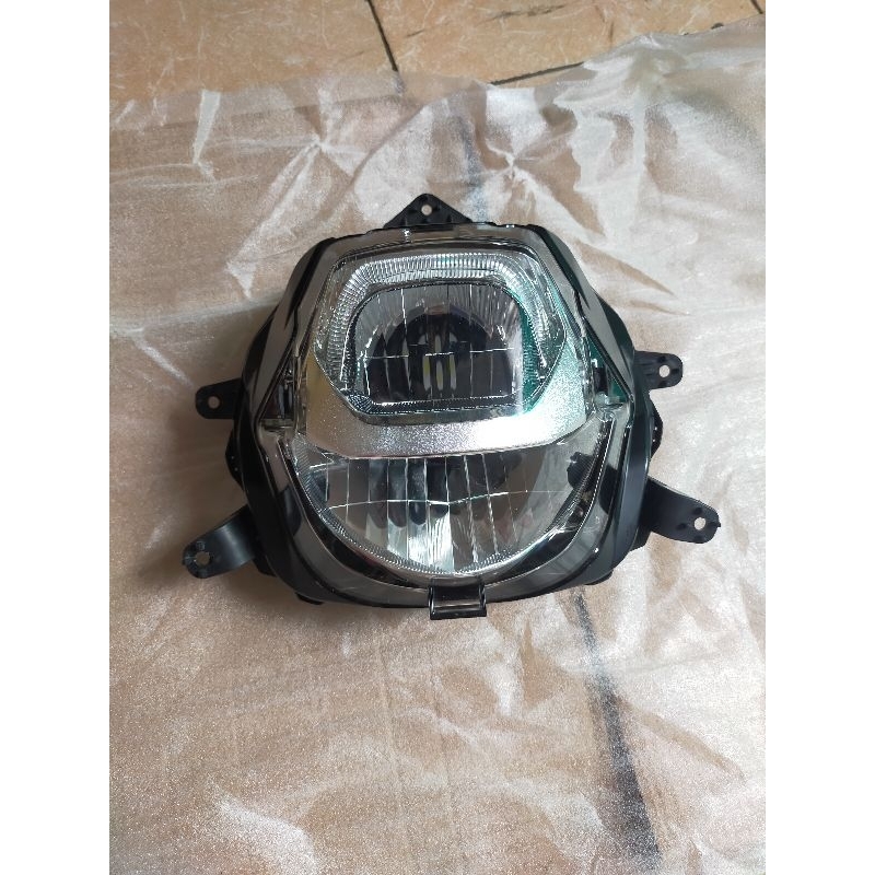 Jual Headlamp headlight reflektor lampu depan New X ride 125 fi led ...