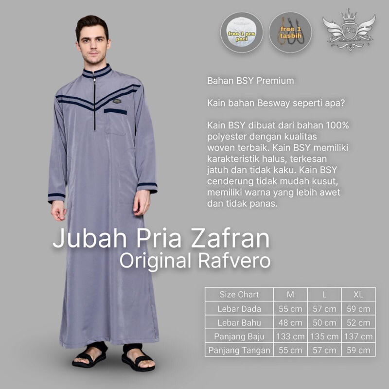 Jual Busana Muslim Gamis Pria Jubah Pria Jubah Muslim - Gamis Pria ...