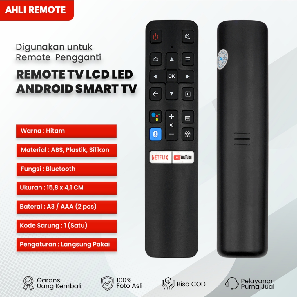 Jual Remote TV Panasonic Android TV TH-32HS500G / Remot Panasonic Smart ...
