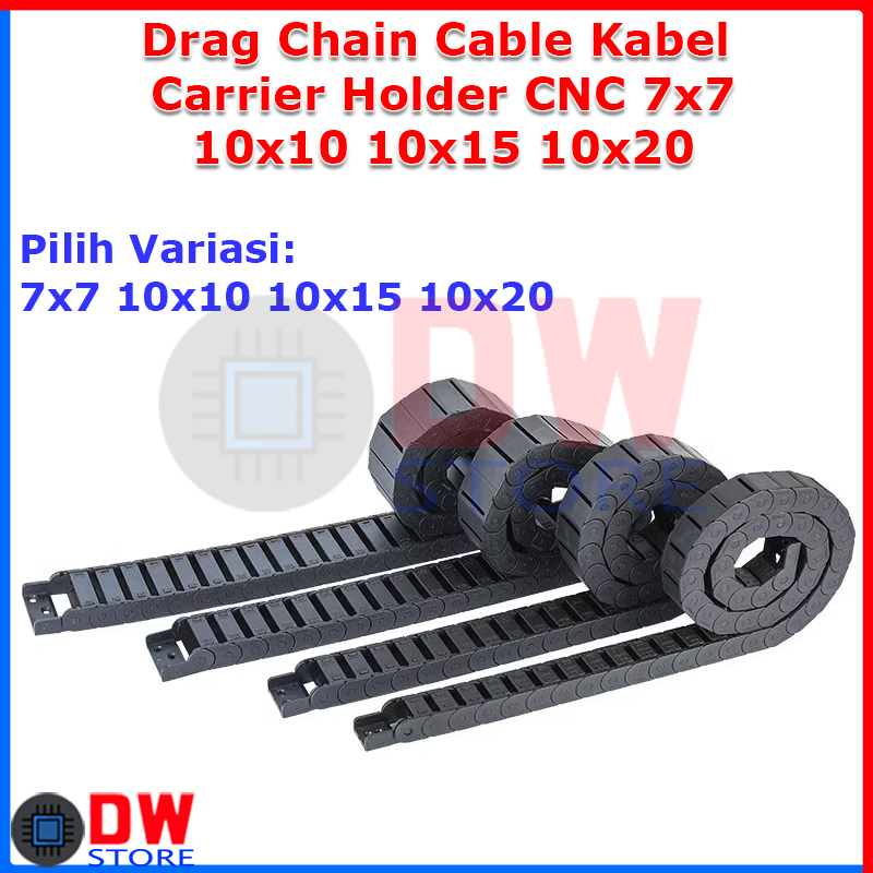 Jual Drag Chain Cable Carrier Holder Kabel Towline CNC 3D Berbagai ...