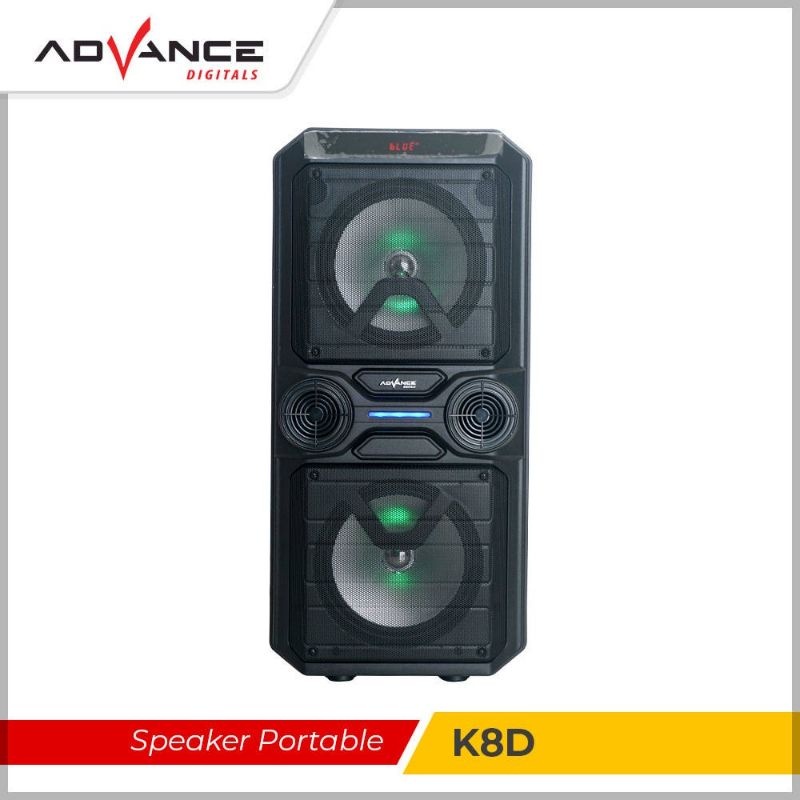 Jual Advance K8d Speaker Bluetooh Meeting Portable Doble Speaker 8 Inch