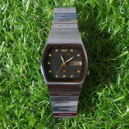 Jual jam tangan vintage Citizen Tank original black dial | Shopee Indonesia