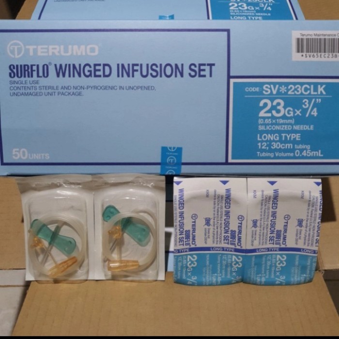 Jual ECER Wing Needle Terumo / Wing 23G / Wing 25G / Wing Needle Terumo | Shopee Indonesia
