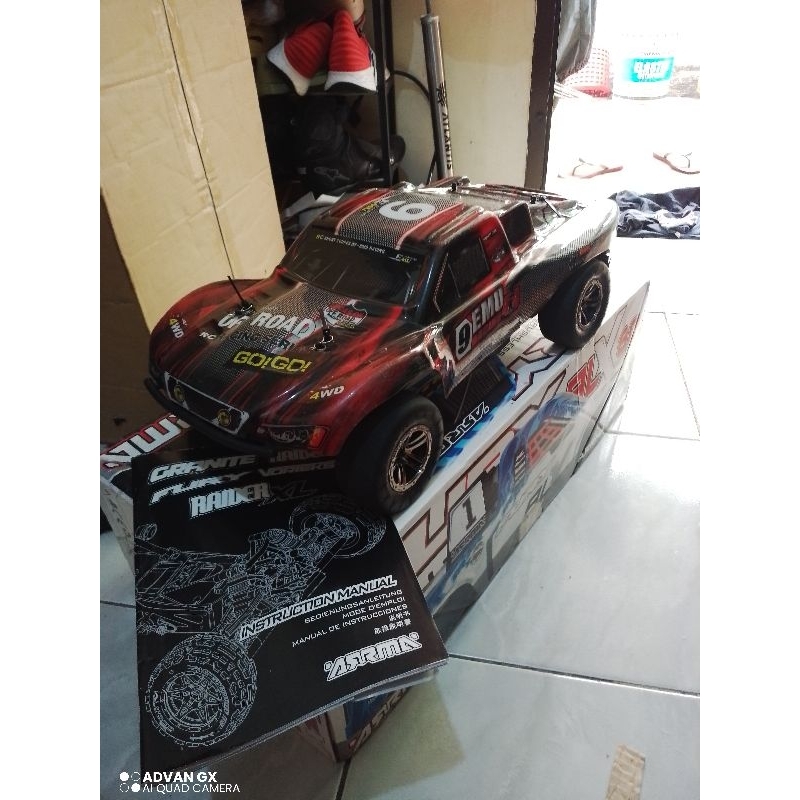 Jual kit only rc car arrma fury sct 1/10 2WD include servo | Shopee ...