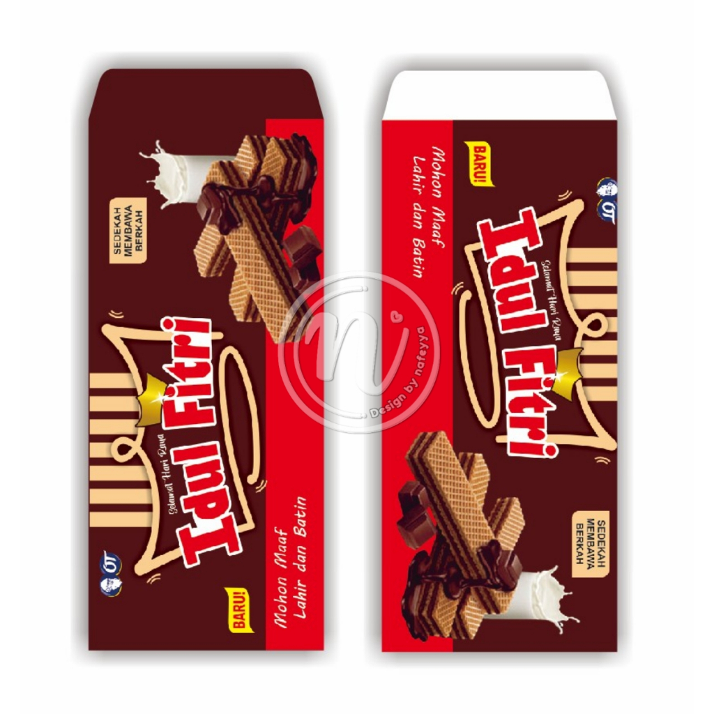 Jual Amplop Lebaran Snack Panjang Bahan Tebal Premium Bebas Pilih Motif ...