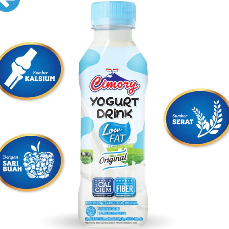 Jual Cimory Yogurt Drink Low fat 240ml (All Variant) | Shopee Indonesia