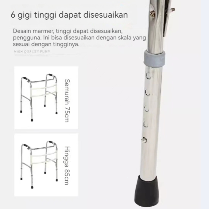 Jual Jutastore Walker Alat Bantu Jalan Orang TUA Lansia Lipat Standard ...