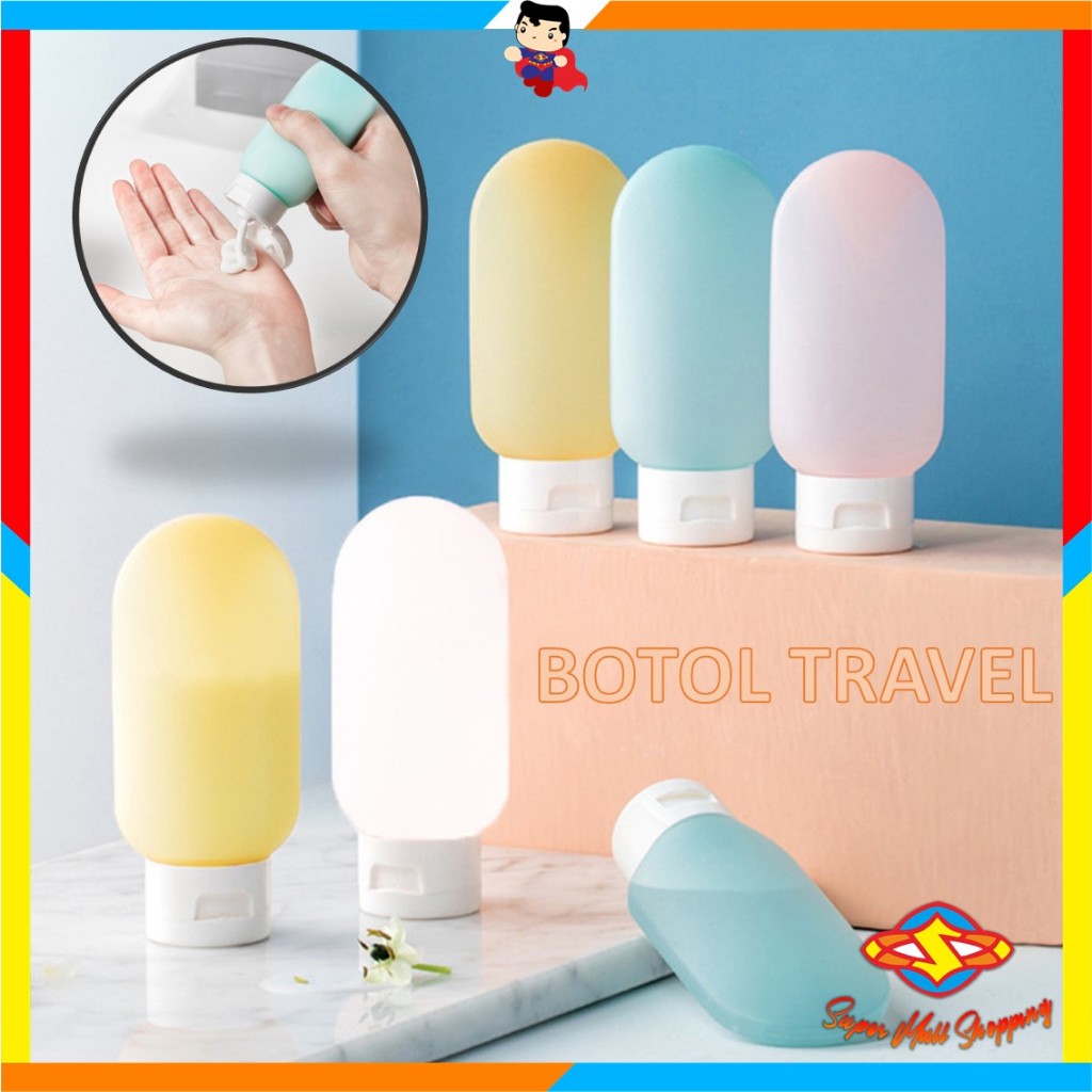 Jual SMS Botol Sabun Lotion Macaron MIni Travelling Botol Sabun Shampoo ...
