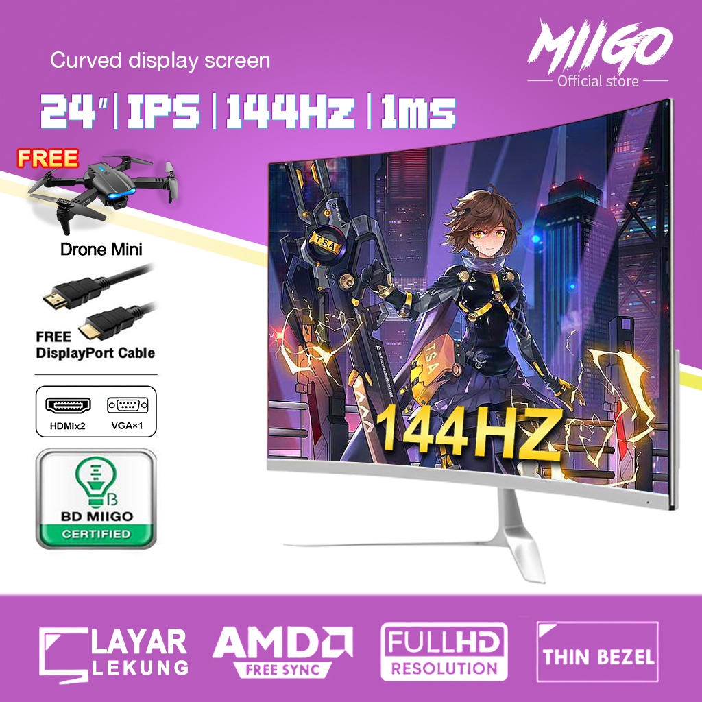 Jual MIIGO- Monitor, Monitor Game Profesional, Monitor 24 Inci ...
