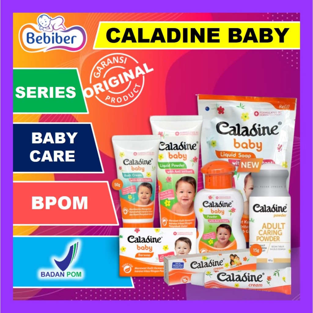 Jual Caladine Baby Series - Bar Soap - Liquid Soap Powder - Diaper Rash ...