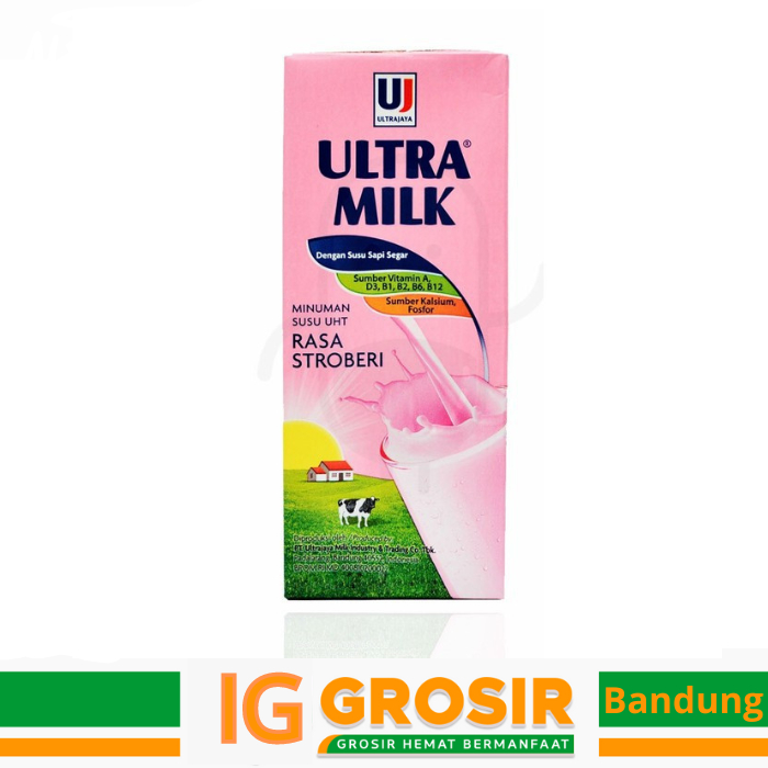 Jual Ultra Milk Strawberry 200ml | Shopee Indonesia