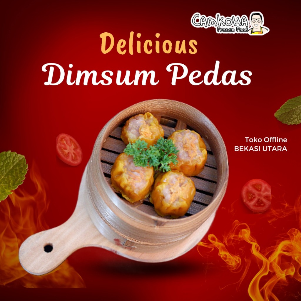 Jual Bekasi Dimsum pedas, isi 50pcs ( INCLUDE SAUS ) | Shopee Indonesia