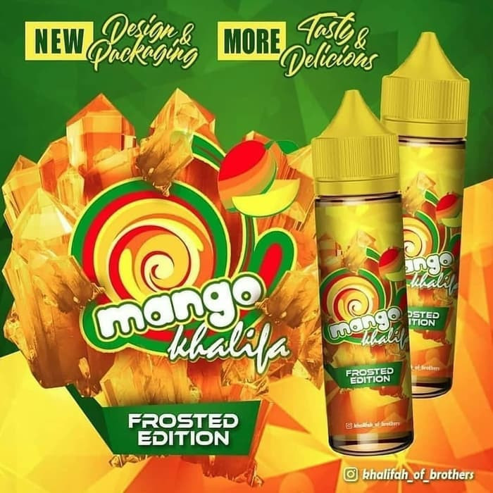 Jual LIQUID MANGO KHALIFA FREEBASE 3MG 60ML AUTHENTIC BY KHALIFA ...