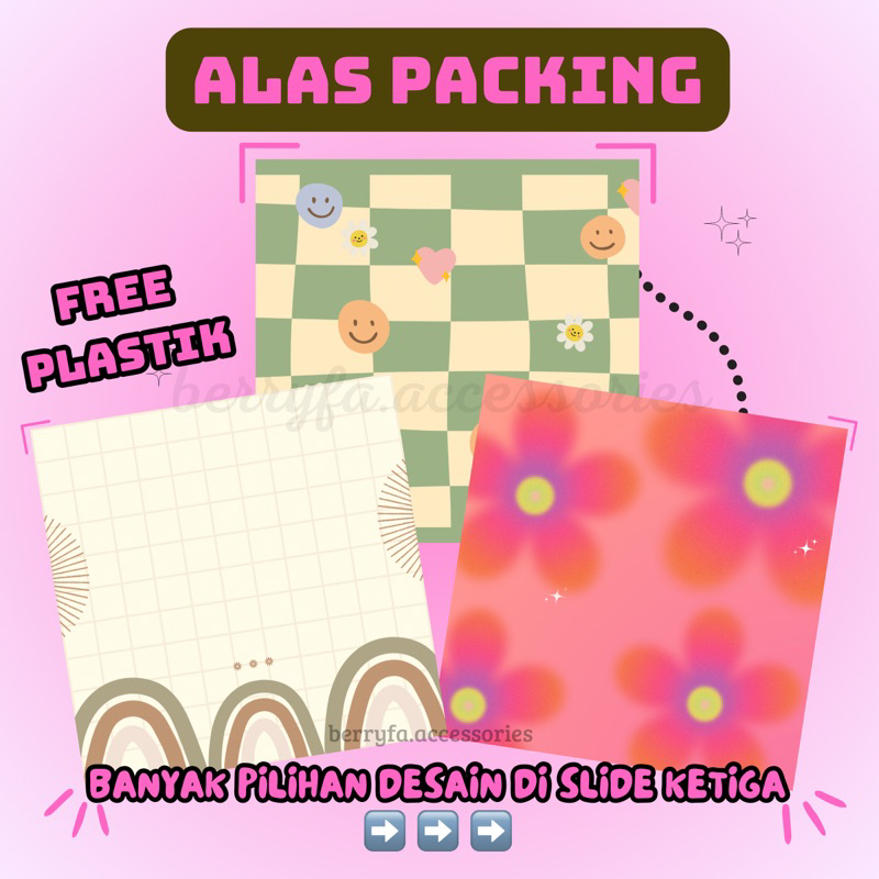 Jual ALAS PACKAGING | ALAS AKSESORIS | ALAS PRODUK CINCIN GELANG KALUNG ...
