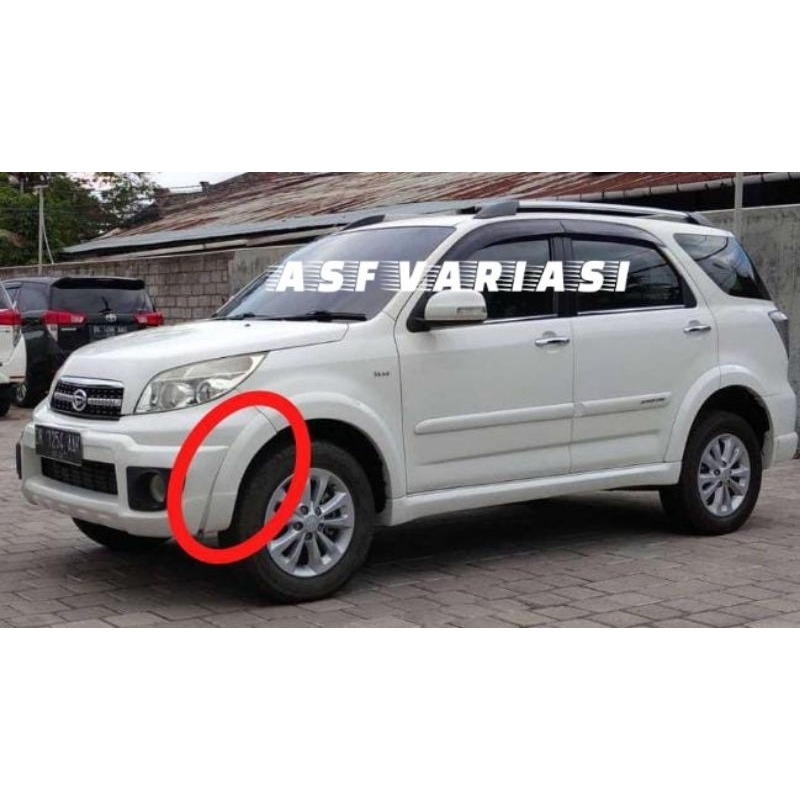 Jual OVER FENDER OVERFENDER SAMBUNGAN BEMPER DEPAN TERIOS RUSH TX KONDE ...