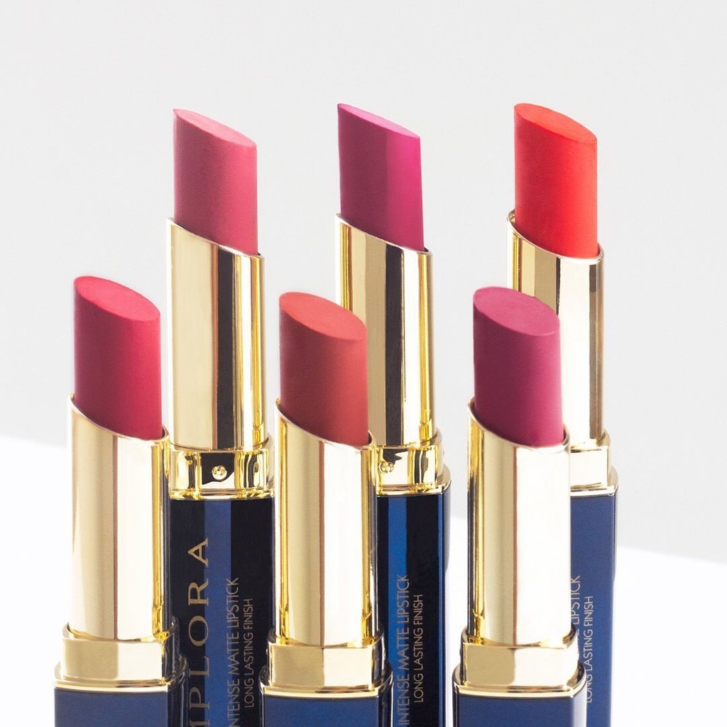 Jual Implora Lipstick Intense Matte Long Lasting Tahan Lama | Shopee ...