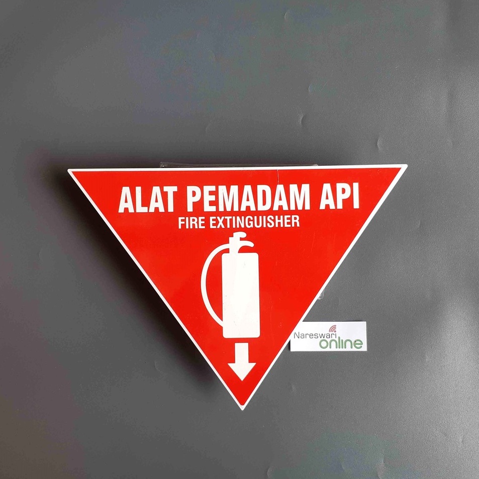 Jual Terdepan Trxz6Zl Segitiga Akrilik Tanda APAR Akrilik Signage bukan ...