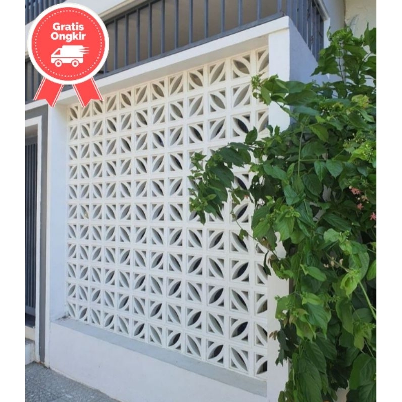 Jual Roster putih loster lubang angin pagar rumah aesthetic termurah ...