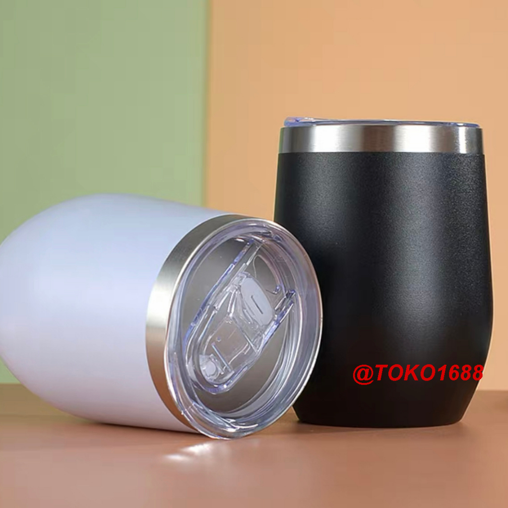 Jual TOKO1688 mug egg kopi termos coffee panas dingin botol minum ...