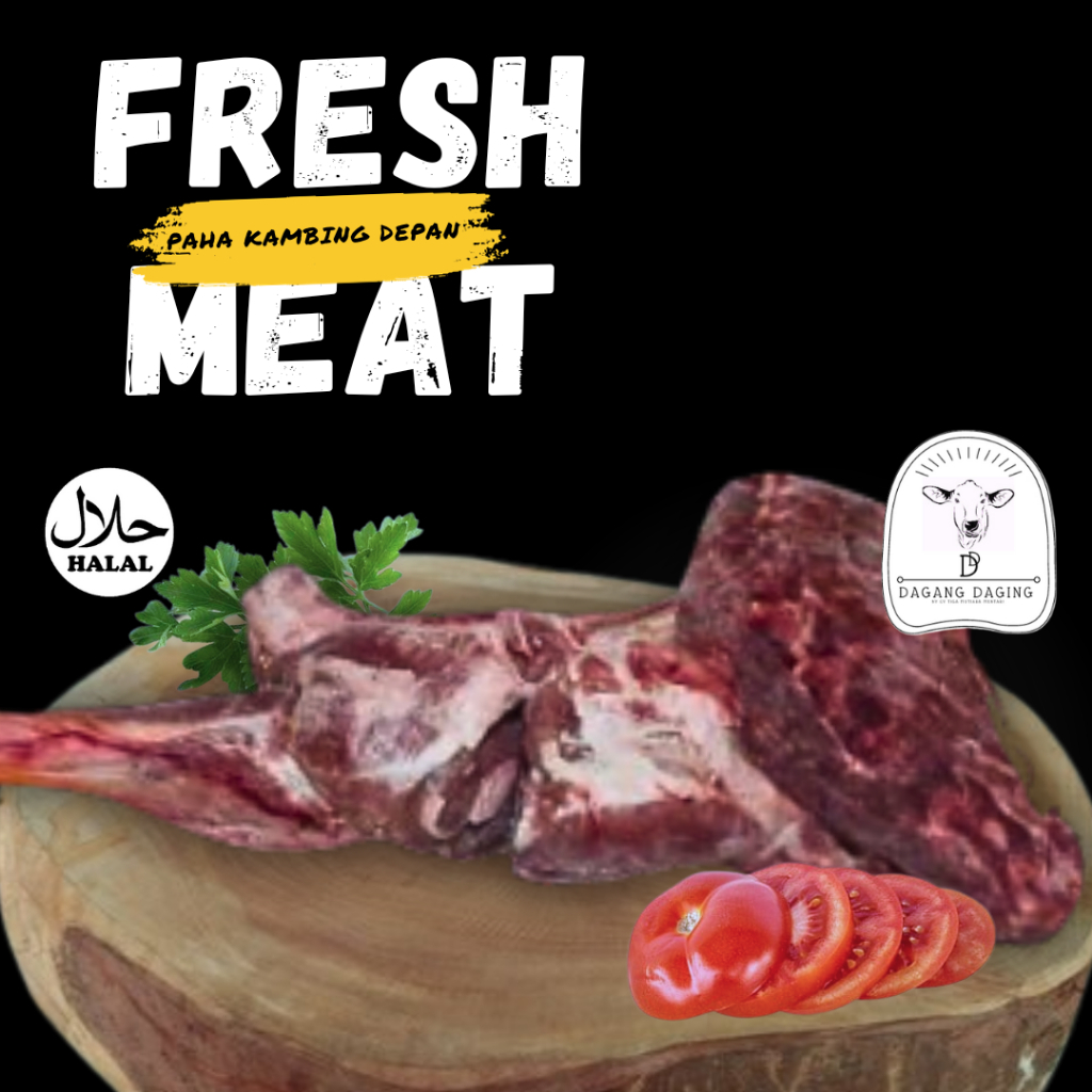 Jual Daging Paha Kambing Depan Fresh Halal 1kg | Shopee Indonesia